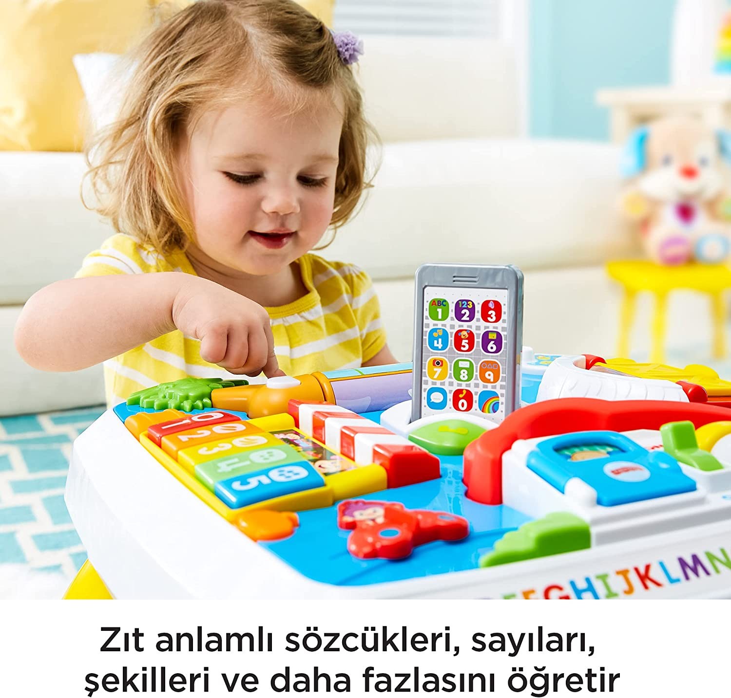 Fisher Price Eğlen & Öğren Eğitici Köpekçiğin Aktivite Masası (Türkçe ...